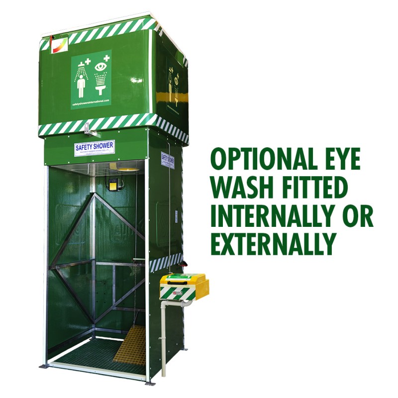 1500L Tank Fed Emergency Shower | Aqua Safety Showers