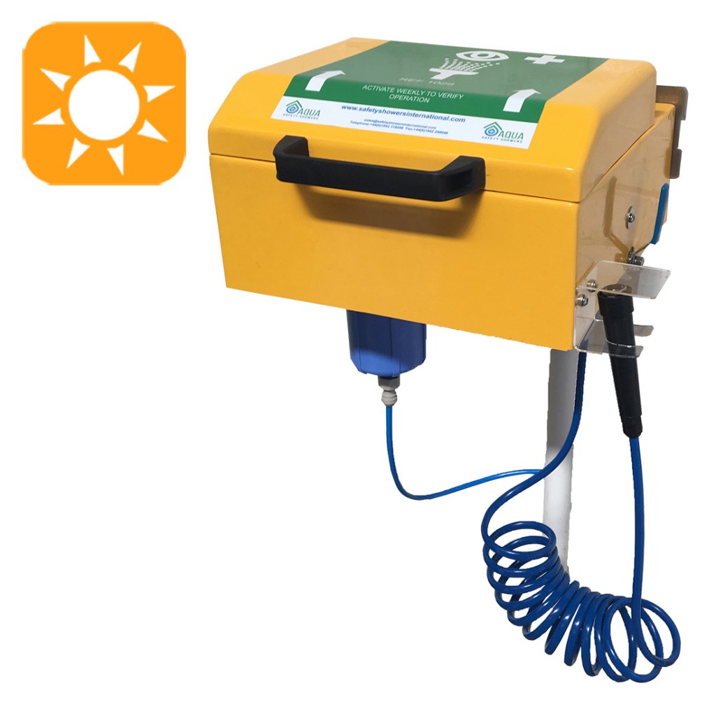 Heated Eye Wash | Aqua Safety Showers