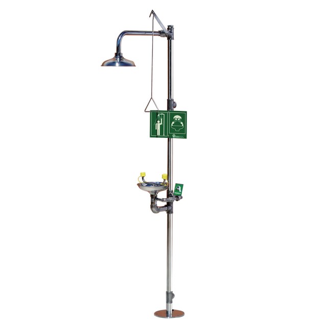 Indoor Safety Shower (Stainless Steel) | Aqua Safety Showers