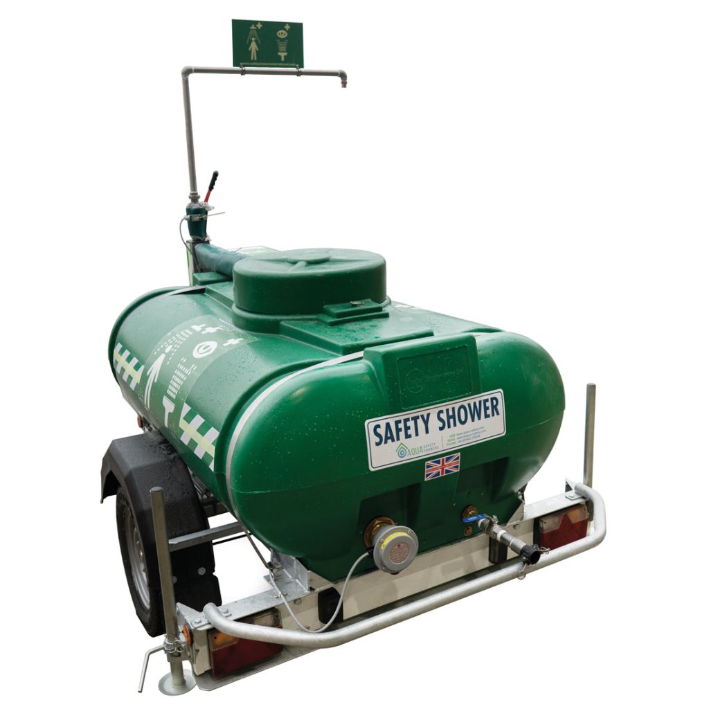Mobile Safety Shower - 1200L or 2000L | Aqua Safety Showers